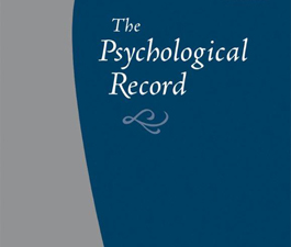 Conheça o periódico: The Psychological Record - Portal Comporte-se